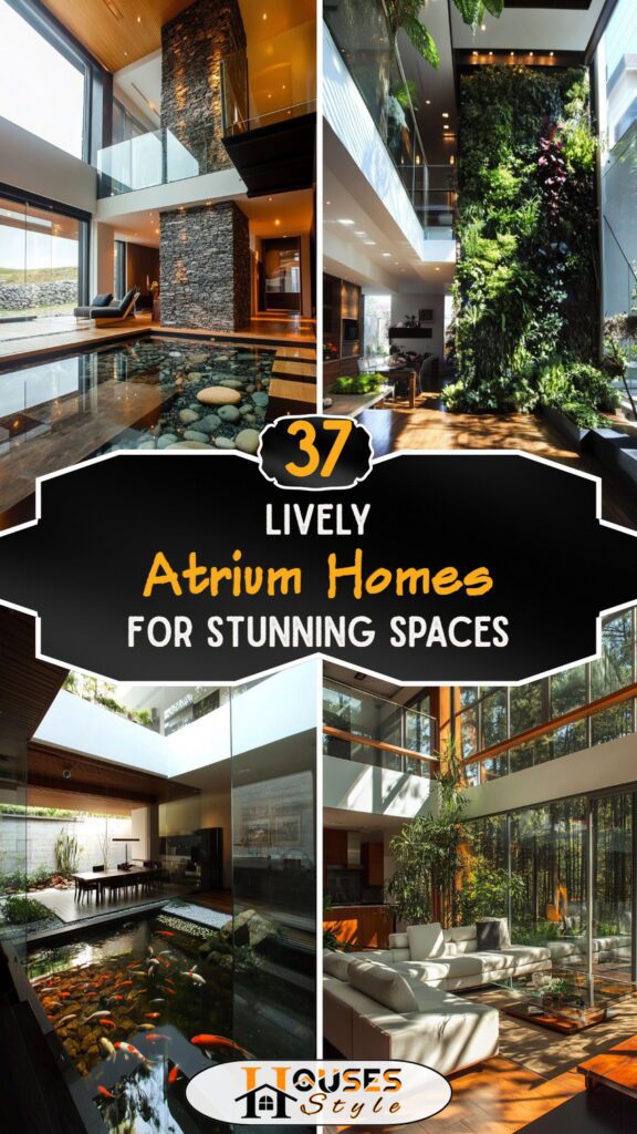 37 Lively Atrium Homes for Stunning Spaces - Houses Style