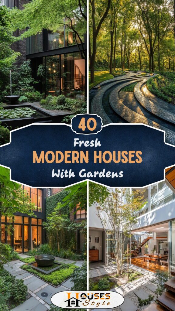 40 Fresh Modern Houses with Gardens - Houses Style