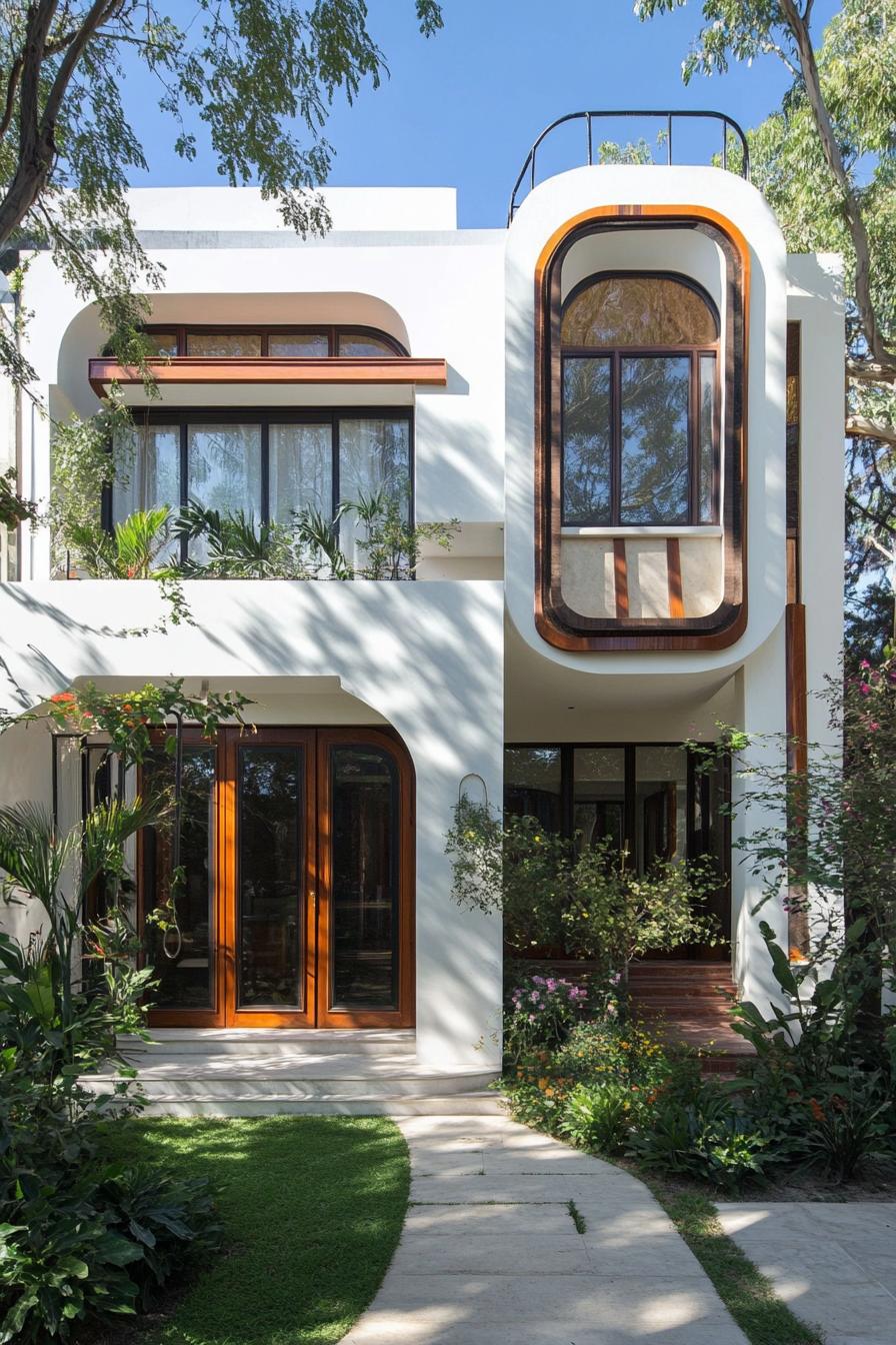 40 Cool Retro Exterior Houses You'll Love - Houses Style